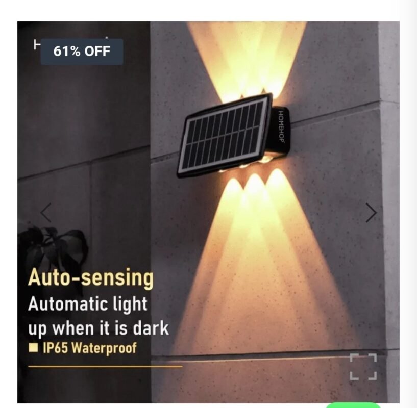 SOLAR OUTDOOR 6 WAY LIGHT – Vision Light